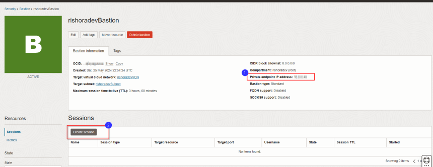 Configuring Oracle Cloud Infrastructure (OCI) Bastion Service ...