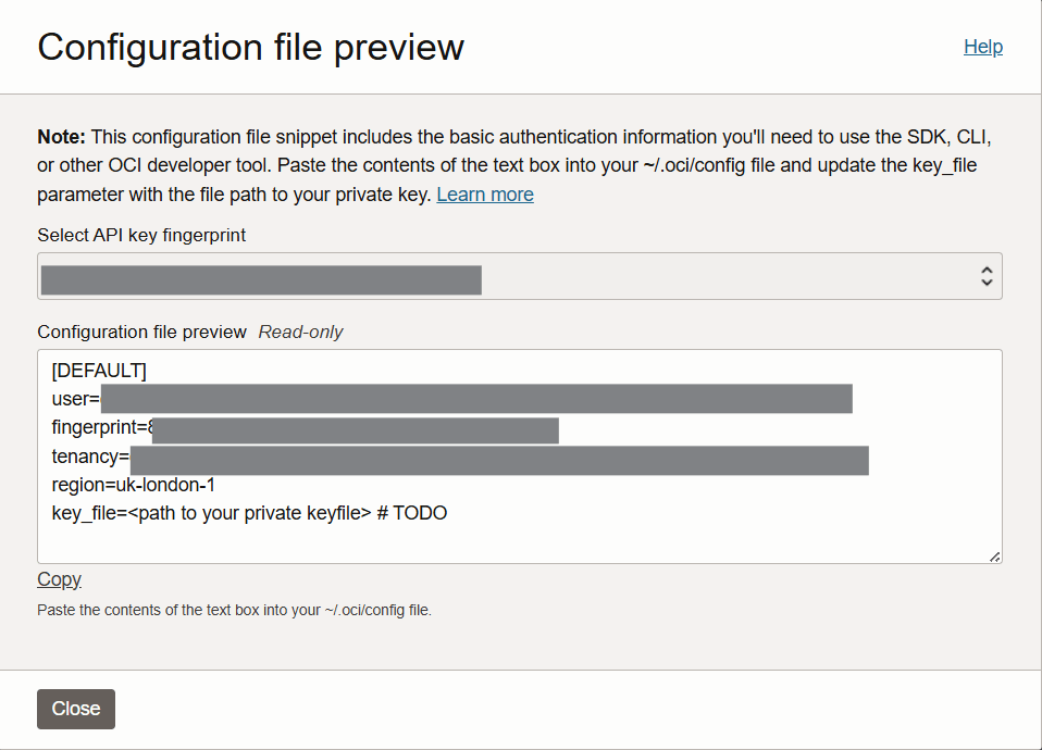 Generating an API Signing Key through OCI Console | RishOraDev's Oracle Blogs