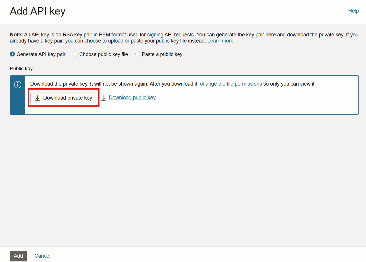 Generating an API Signing Key through OCI Console | RishOraDev's Oracle Blogs
